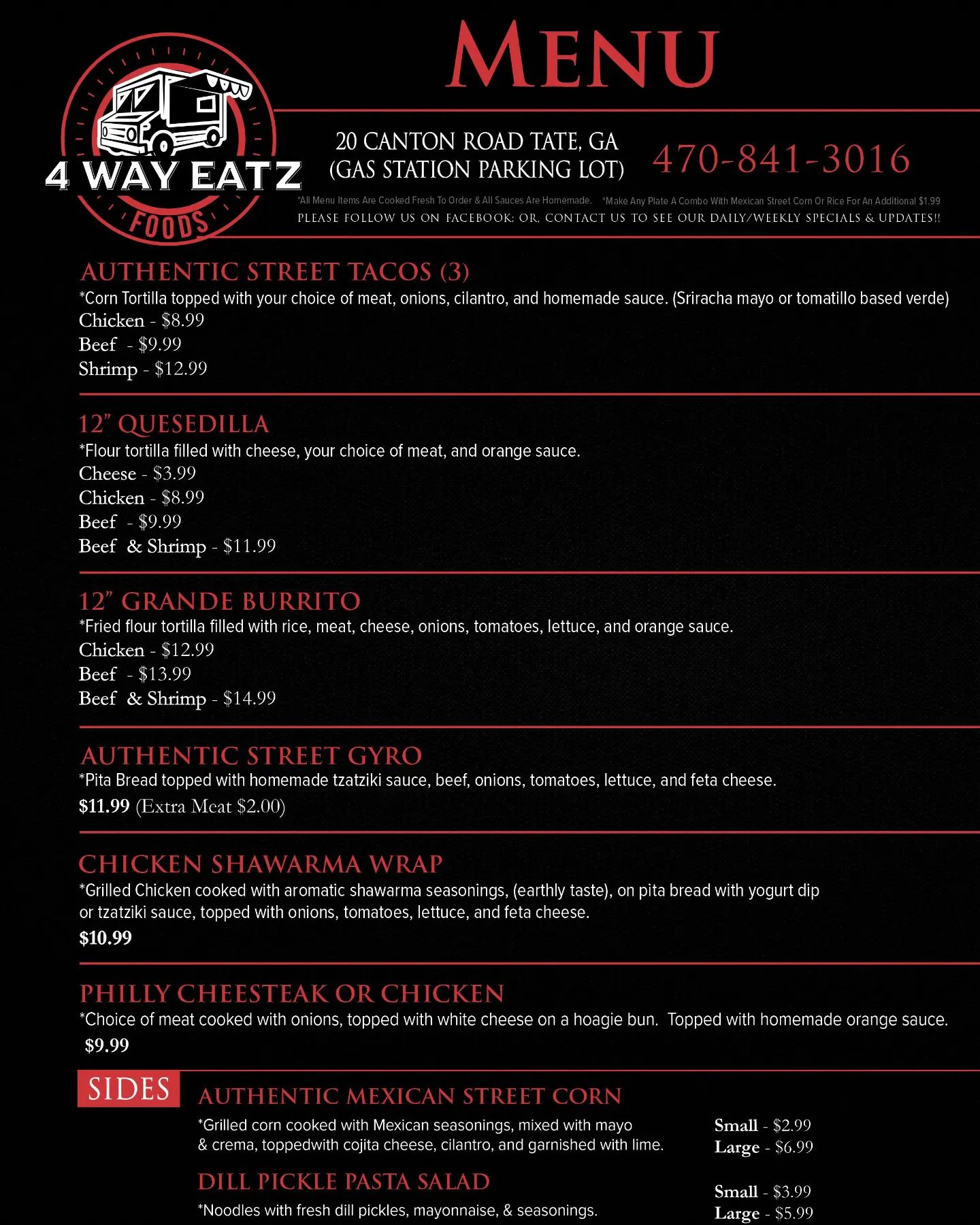 4 Way Eatz Catering Atlanta - Food Truck Connector